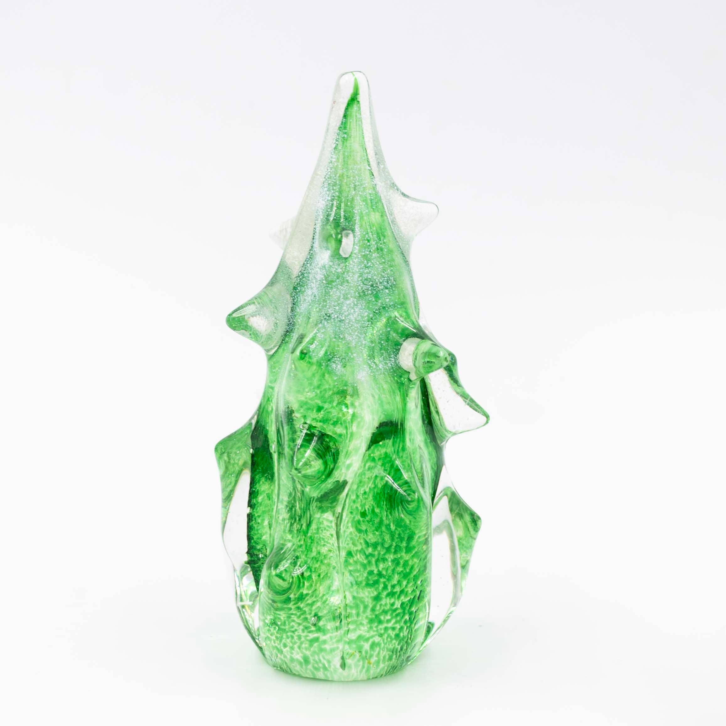 Decorative Glass Fir Tree: Frosted Evergreen / Regular – The Painted Bird