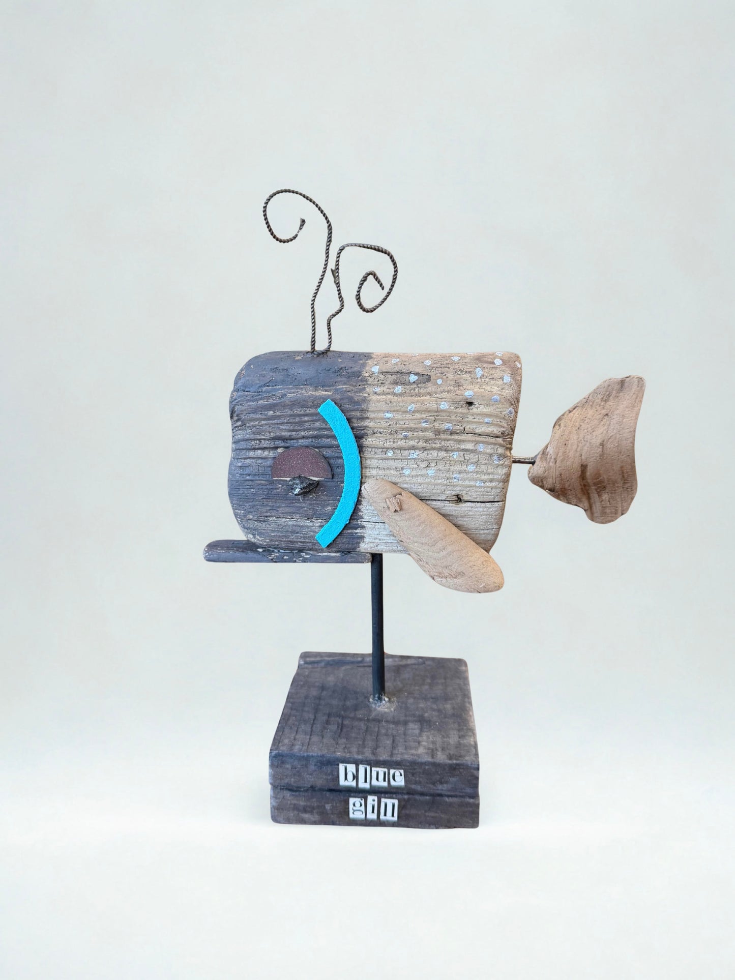Bluegill Driftwood Sculpture - Standing – The Painted Bird